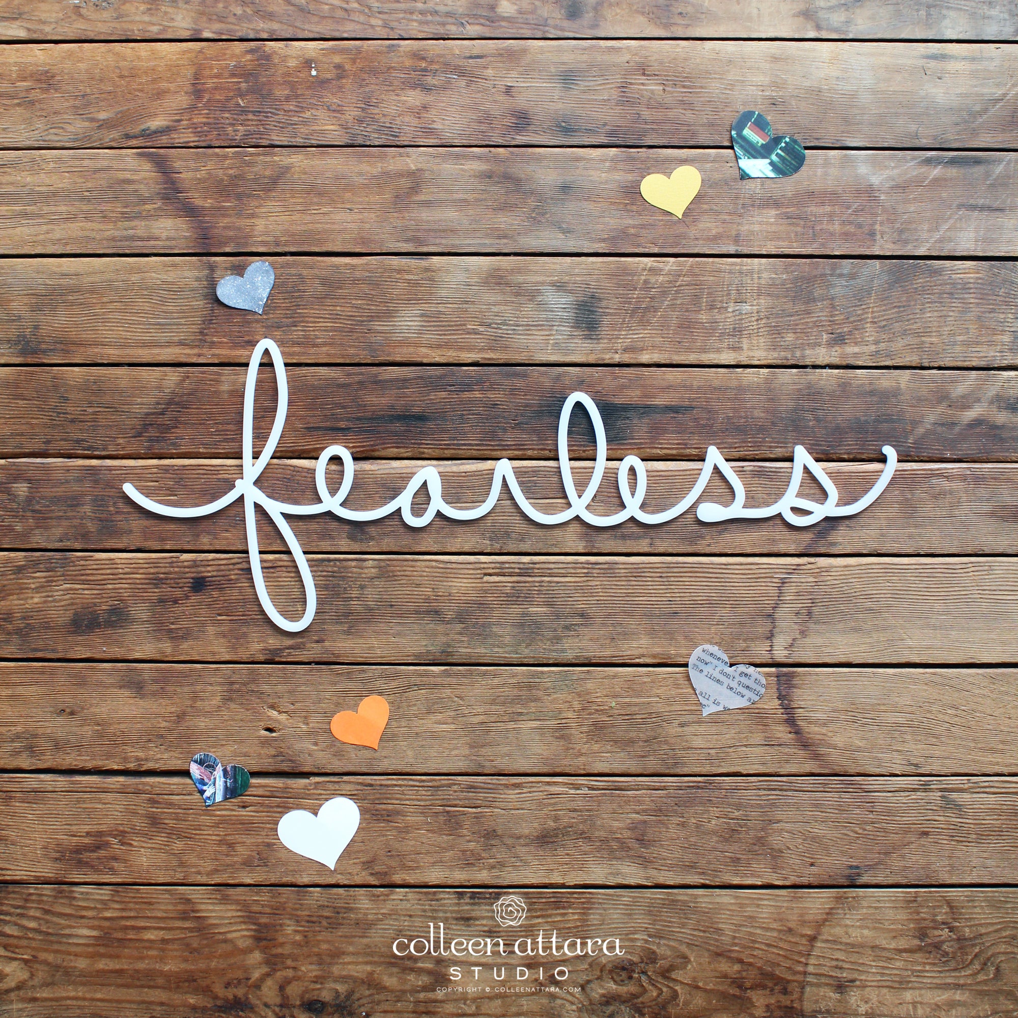 Salvaged Words from Colleen Attara Studio