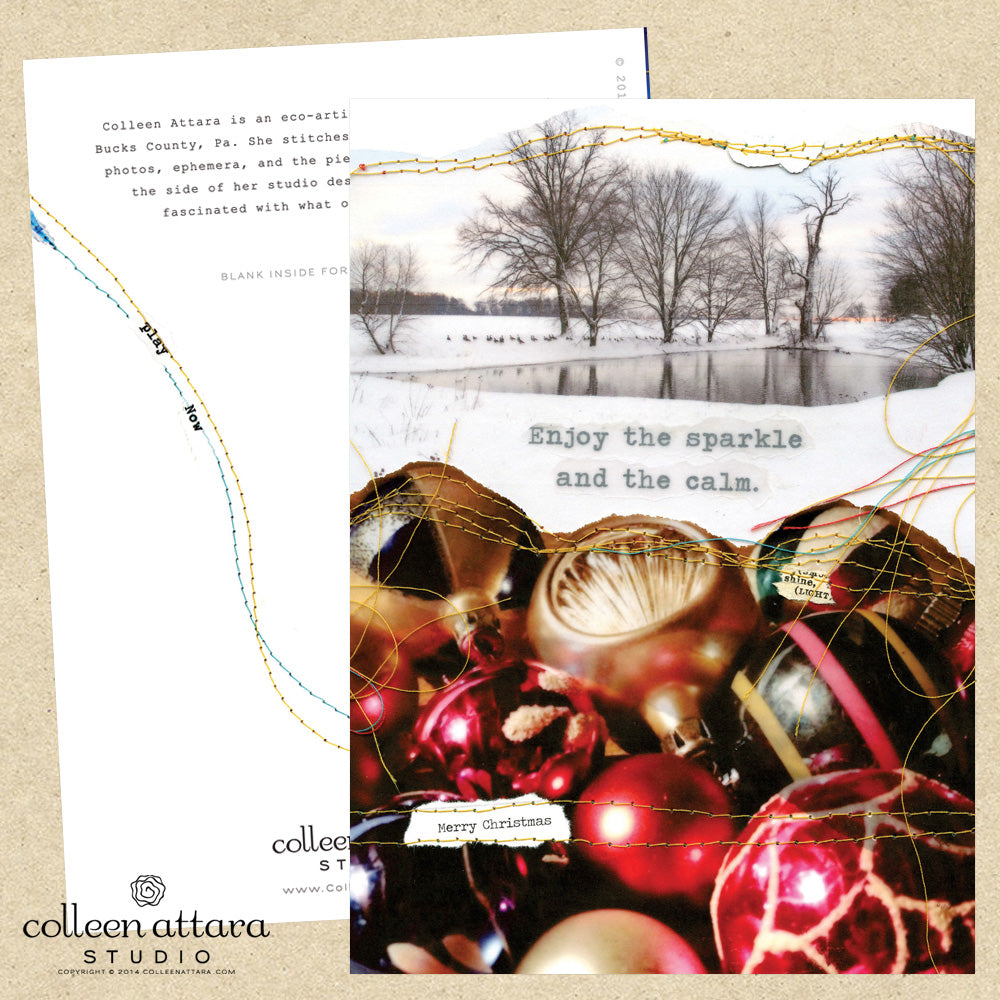 Sparkle and Calm | Cards from Colleen Attara Studio