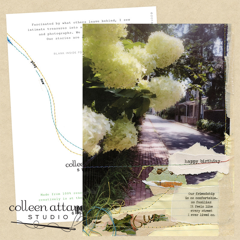 Comfortable | Cards from Colleen Attara Studio